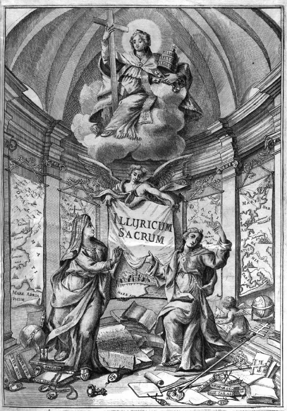 ILLYRICUM SACRUM ~ A multi-volume historical work written in Latin ...